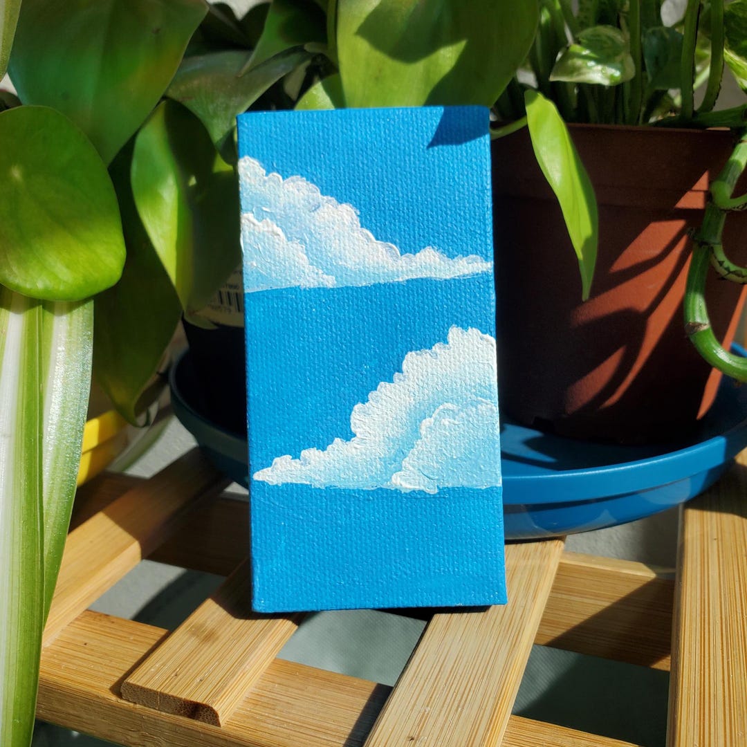 Miniature Cloud Painting - Etsy
