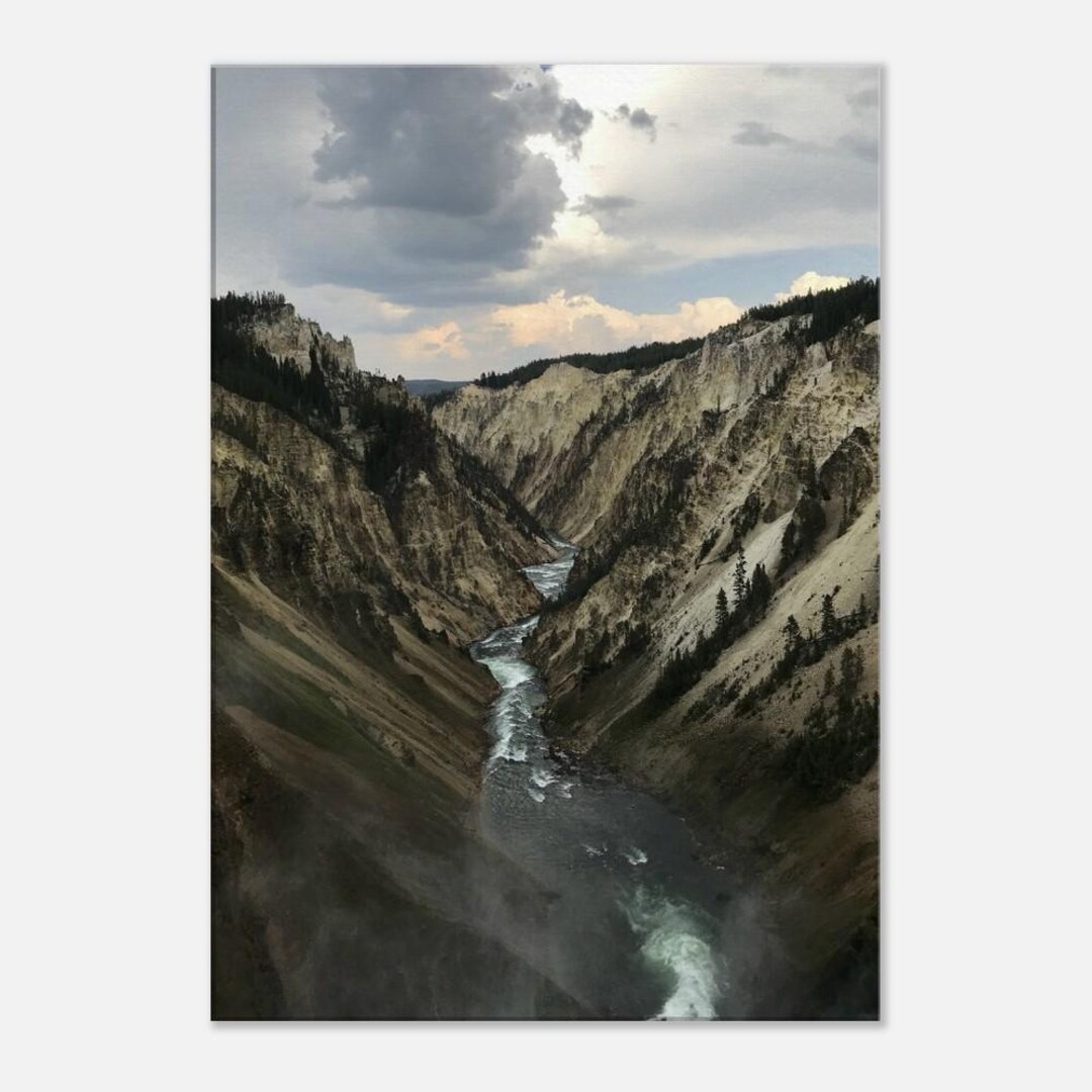 Yellowstone Canvas, National Park Art, Yellowstone Print, Fine Art ...