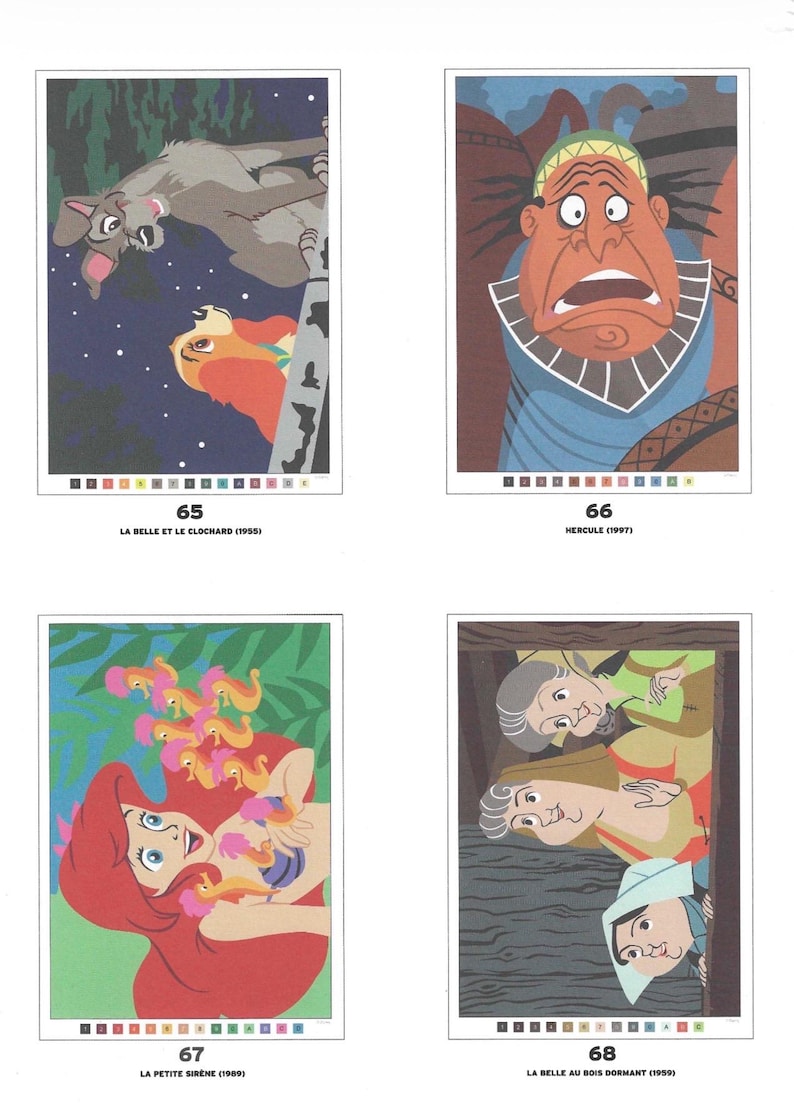 Disney Mystery Color by Number Book Bundle for Gifts, Birthday ...