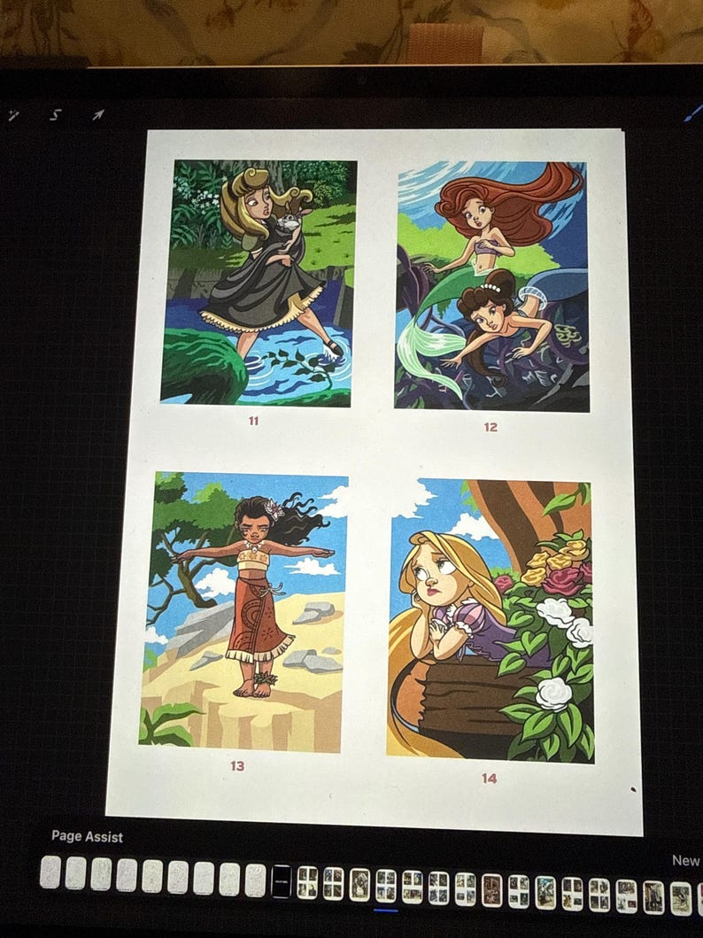 Disney Mystery Color by Number Book for Gifts, Birthday, Christmas - Etsy