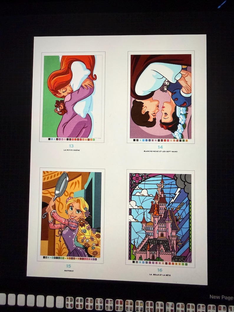 Disney Mystery Color by Number Book for Gifts, Birthday, Christmas ...