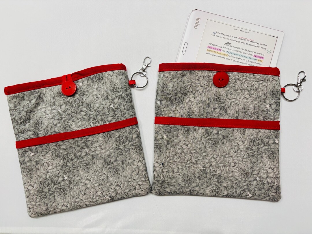 Kobo Ereader Cover. Ereader Padded Cover. 7 Inch X7 Inch With Pocket ...