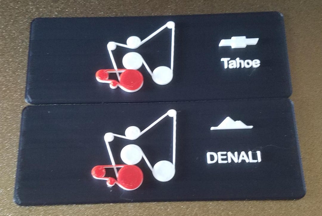 GM Belt Routing Decal PN 12575049 - Etsy