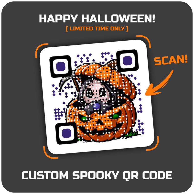 Halloween QR Code Design - Etsy