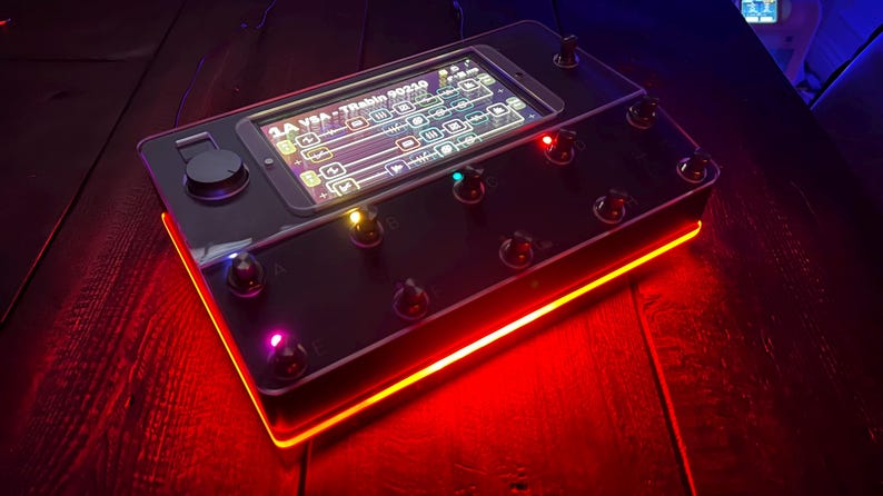 Custom LED Platforms for Your Pedalboard - Etsy