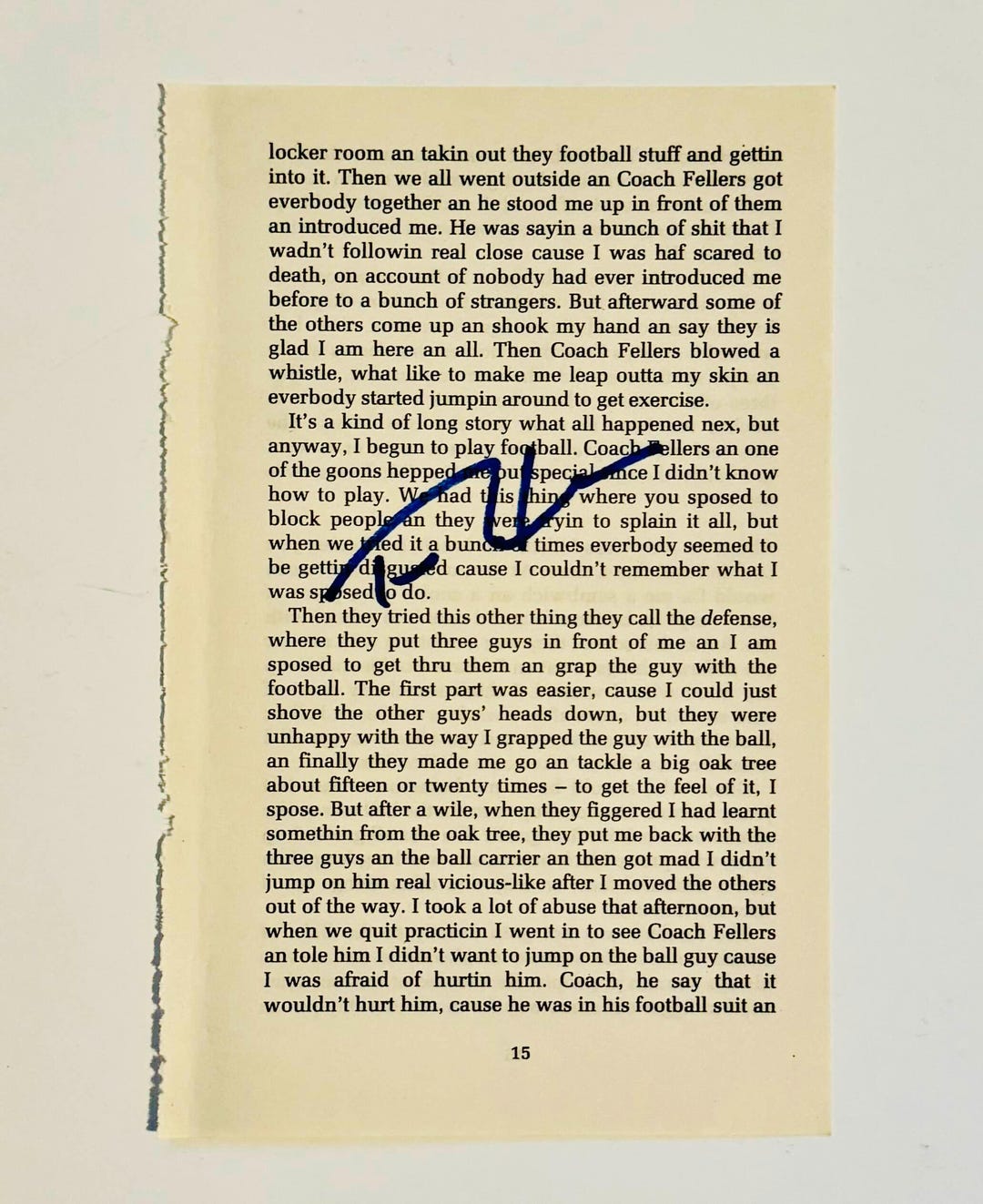 Forrest Gump Tom Hanks Autographed Book Page With Certificate of ...