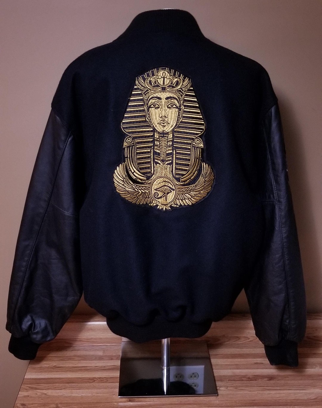 Custom "king Tut" Vintage Varsity Jacket With 3 Patches - Etsy