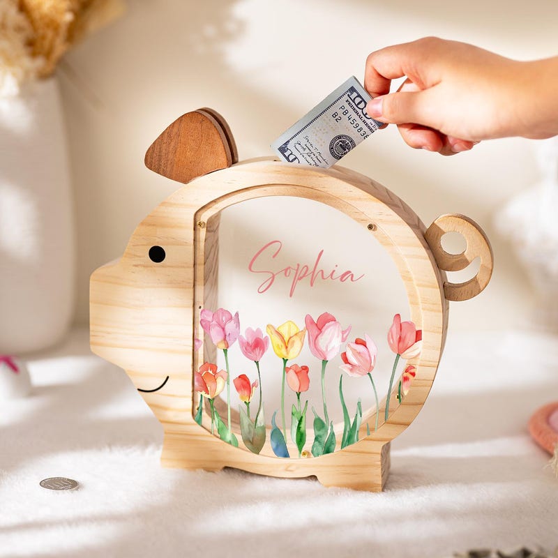 Kids Money Box Reusable - Etsy UK
