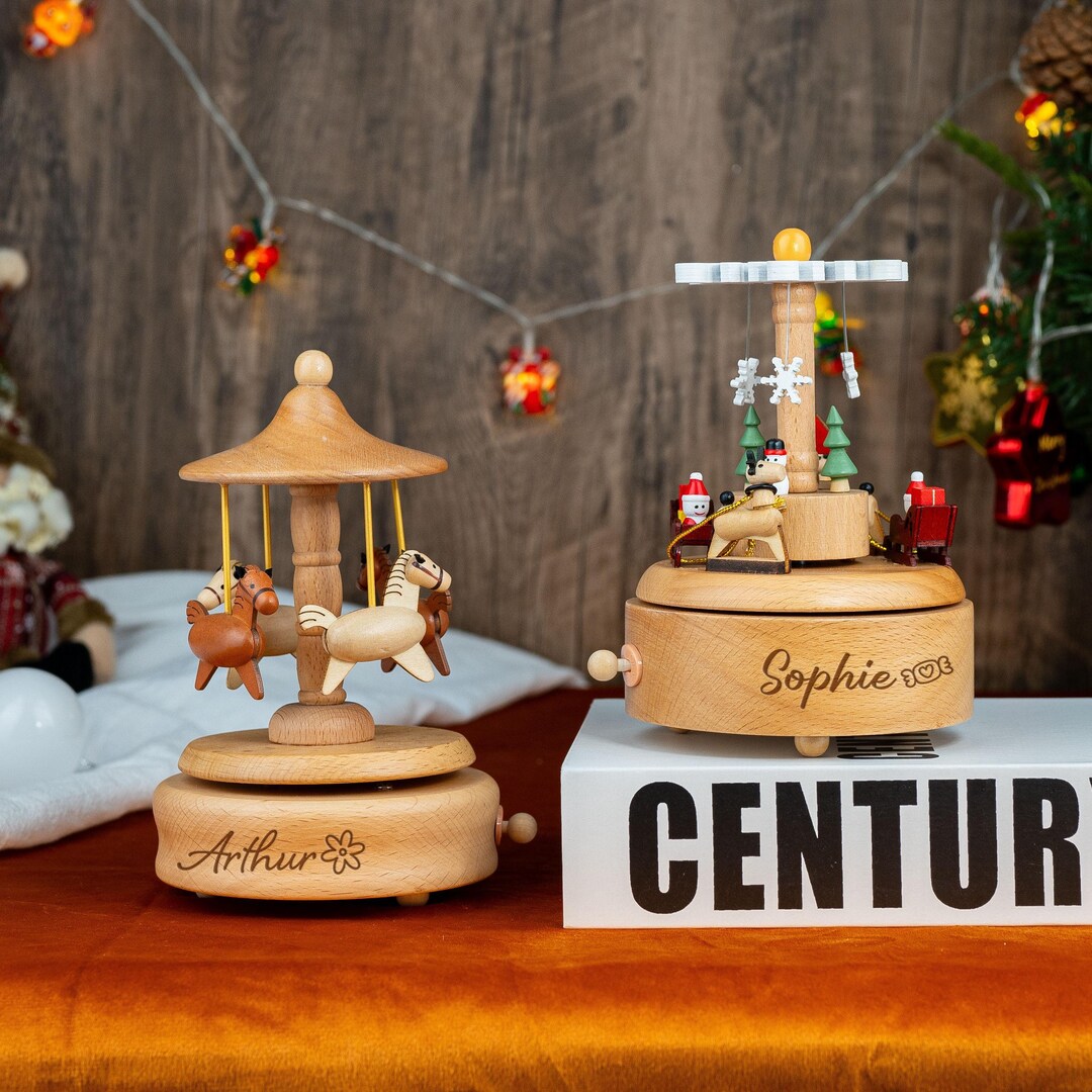 Custom Music Box Christmas Gift for Kid,baby Shower Music Boxes With ...