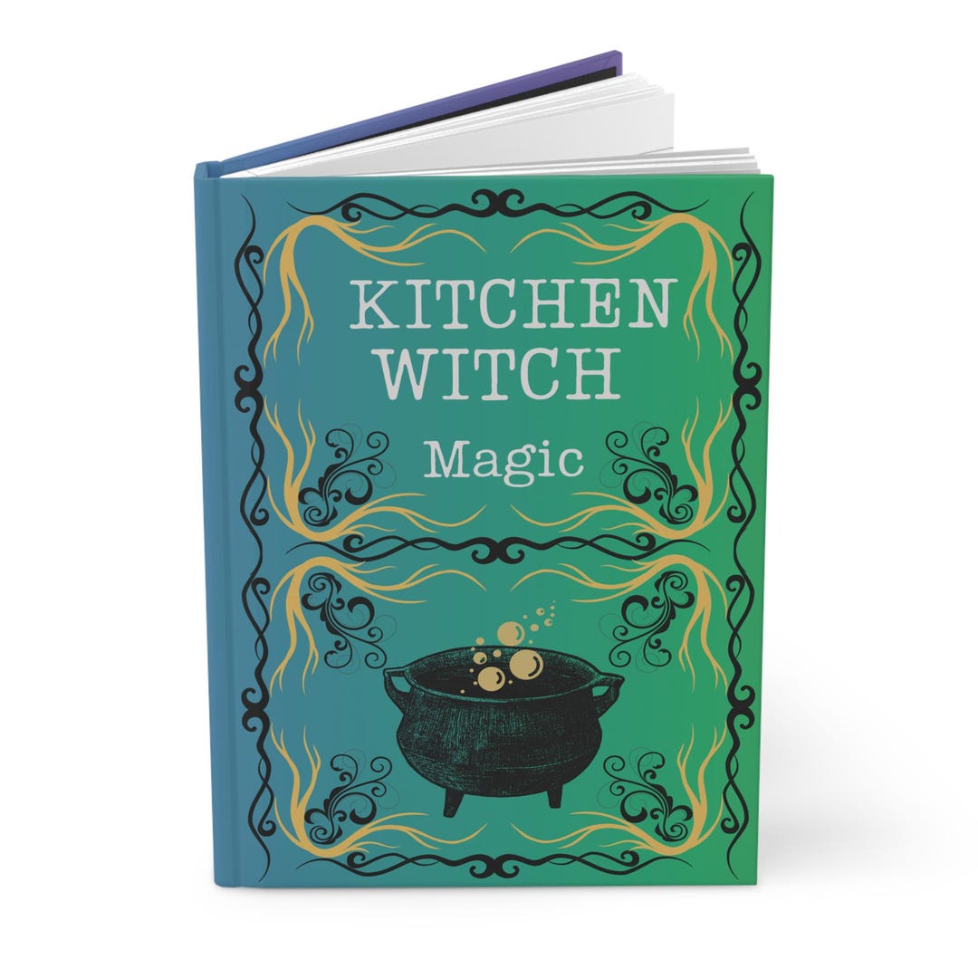 Kitchen Witch Journal, Grimoire Recipe Book, Magic Spell Diary - Etsy