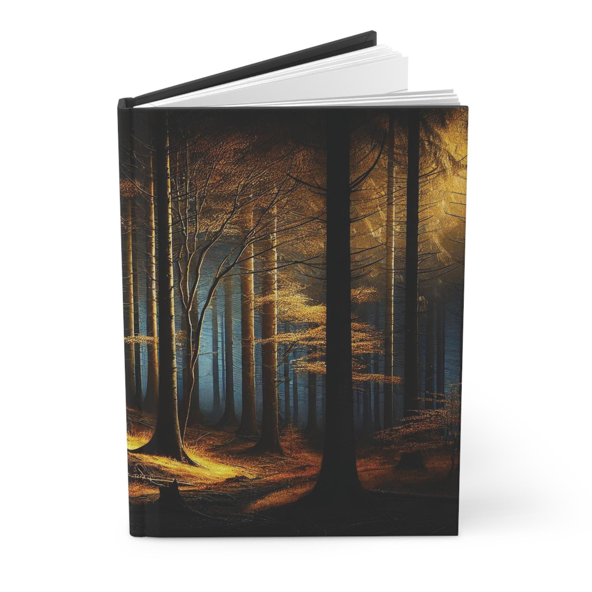 Forest Journal, Dark Nature Notebook, Woodland Writing Diary, Forest ...
