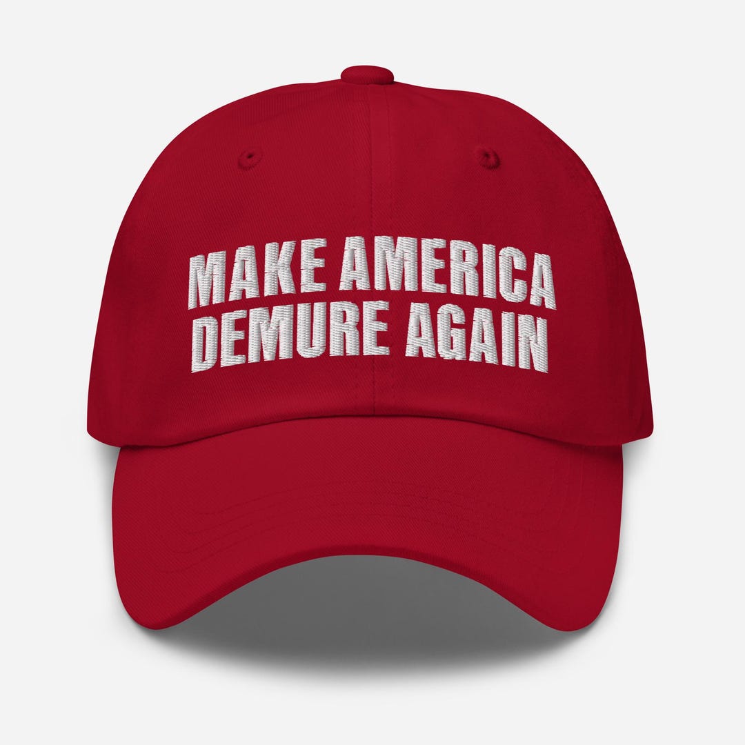 MADA Make America Demure Again Unisex Dad Hat - Etsy