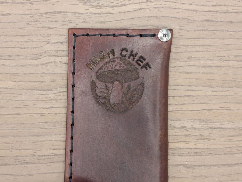 Leather Knife Cover Forest Scene - Etsy