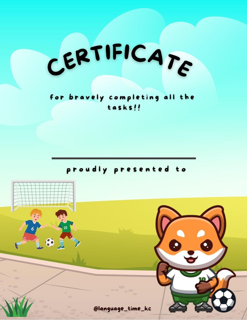 Fox Morning Routine Reward Chart for Kids | Visual Schedule Printable ...