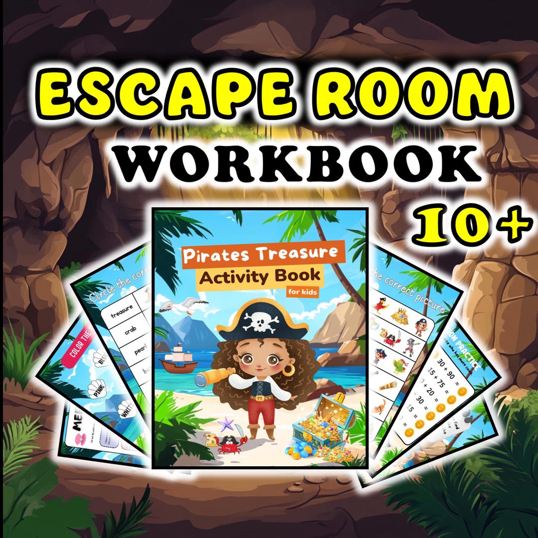 Second Grade Reading Pirates Treasure Escape Room | Summer Pirate ...