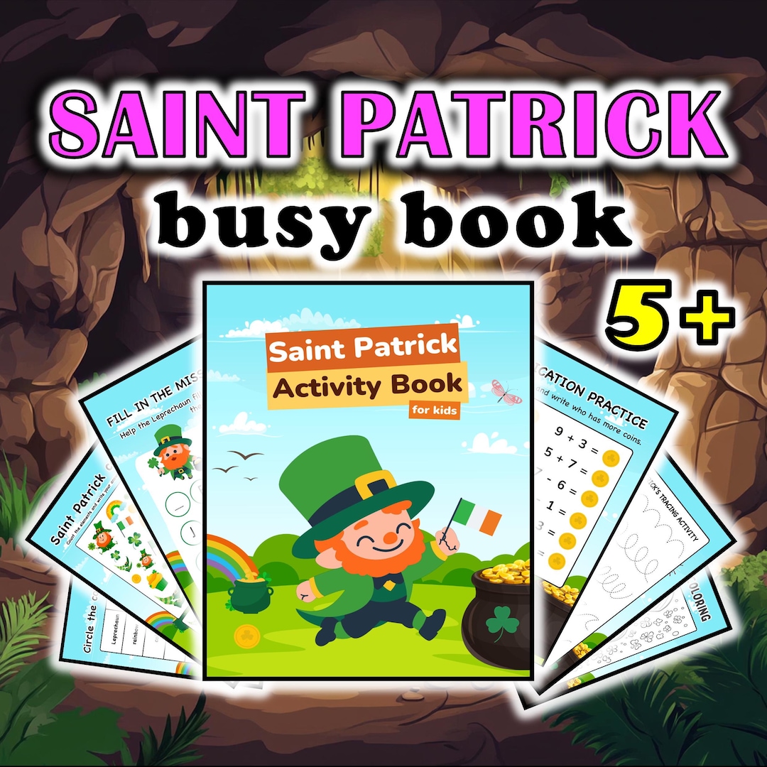 Saint Patricks Day Busy Book | Saint Patricks Day Preschool Second ...