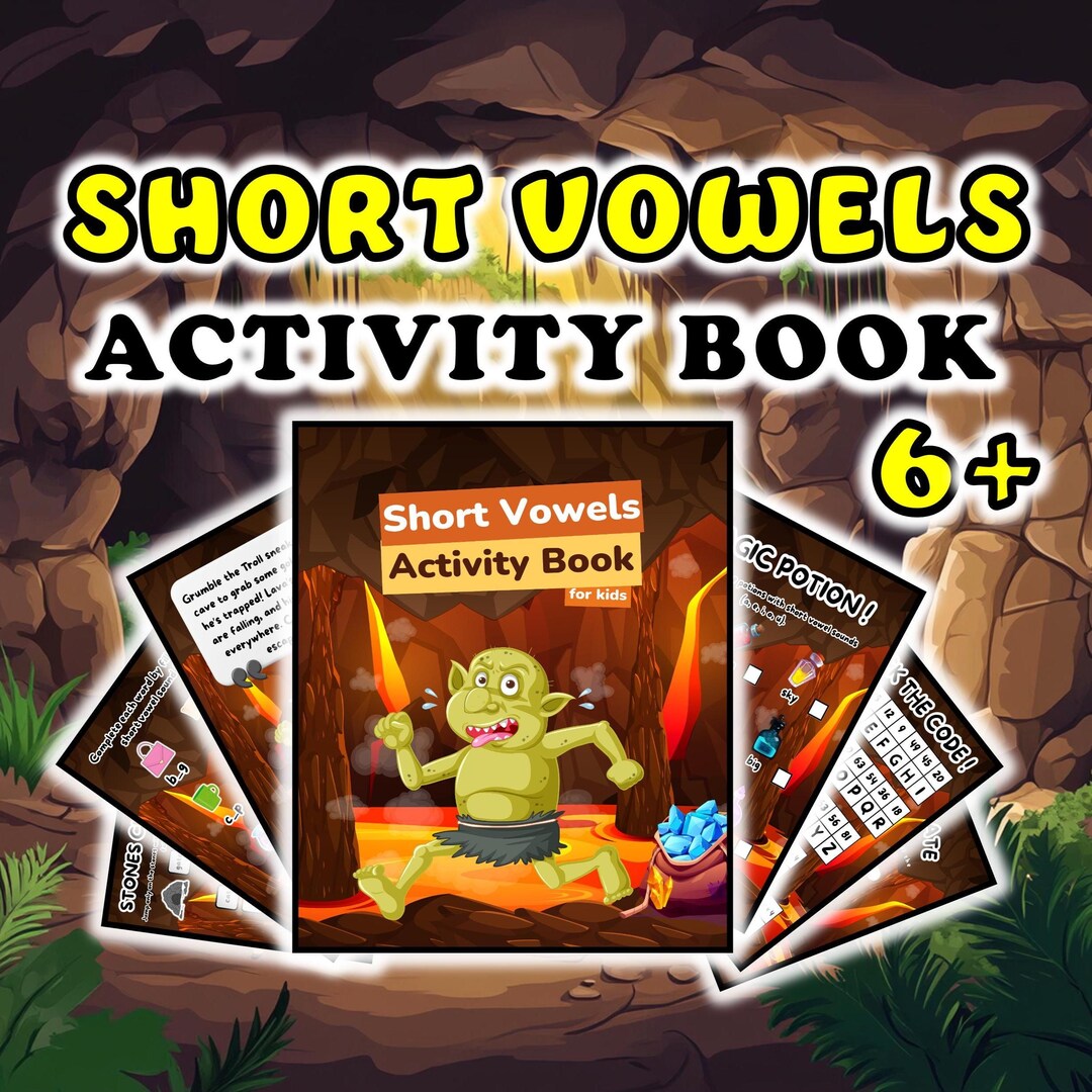 Reading Worksheets Troll Lava Escape Phonics Game for Kids Grade 1–2 ...
