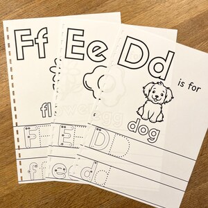 Personalised Alphabet Booklet|alphabet Colouring Booklet|letter ...