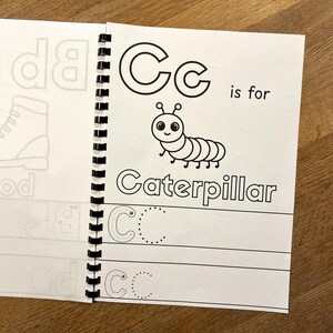 Personalised Alphabet Booklet|alphabet Colouring Booklet|letter ...