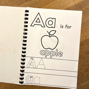 Personalised Alphabet Booklet|alphabet Colouring Booklet|letter ...