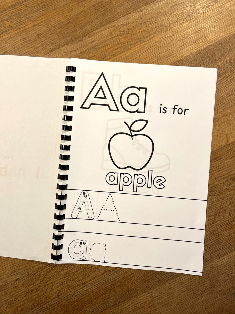 Personalised Alphabet Booklet|alphabet Colouring Booklet|letter ...