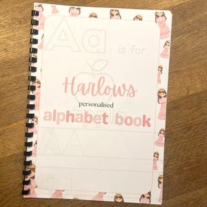Personalised Alphabet Booklet|alphabet Colouring Booklet|letter ...