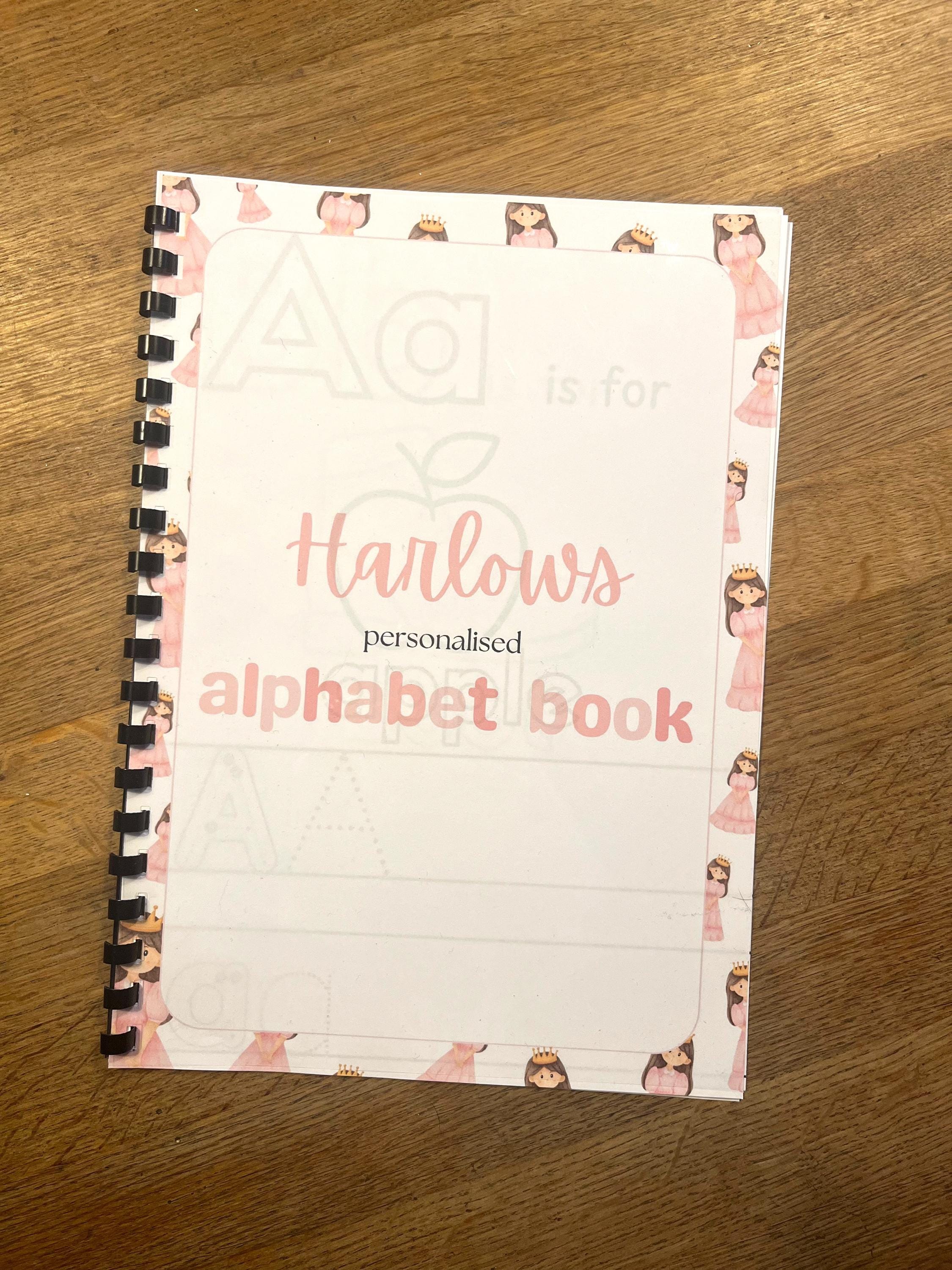 Personalised Alphabet Booklet|alphabet Colouring Booklet|letter ...