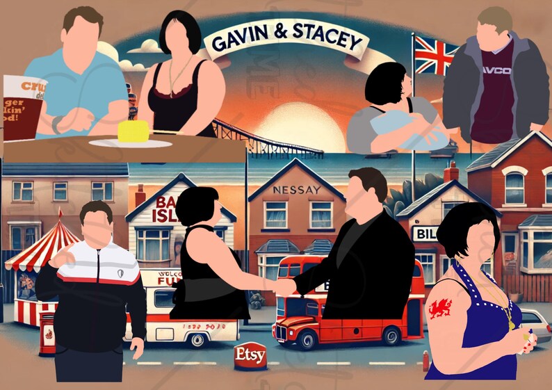 Gavin and Stacey Themed Printable Bundle -84 Files With Iconic ...