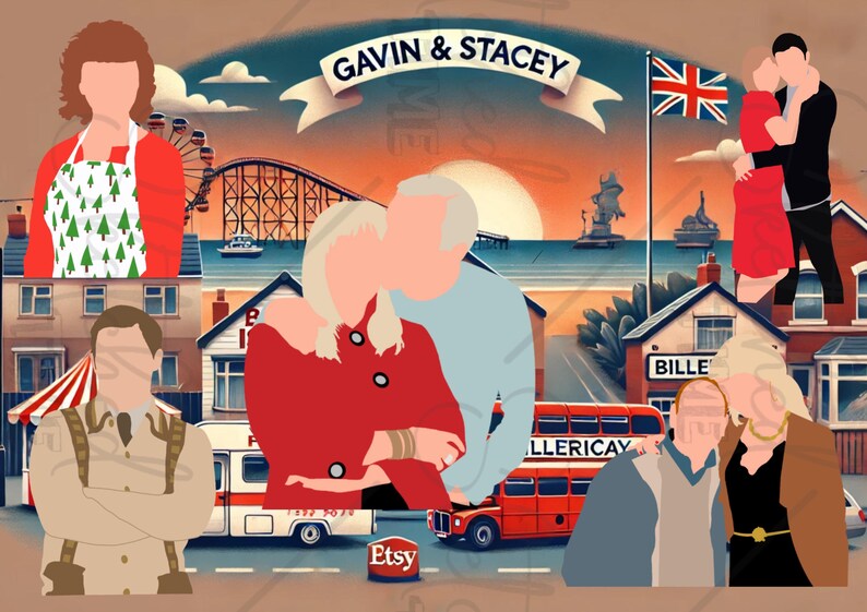 Gavin and Stacey Themed Printable Bundle -84 Files With Iconic ...