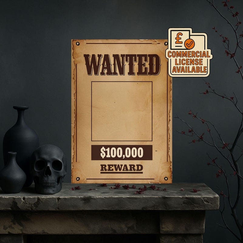 Halloween Wanted Poster - Etsy