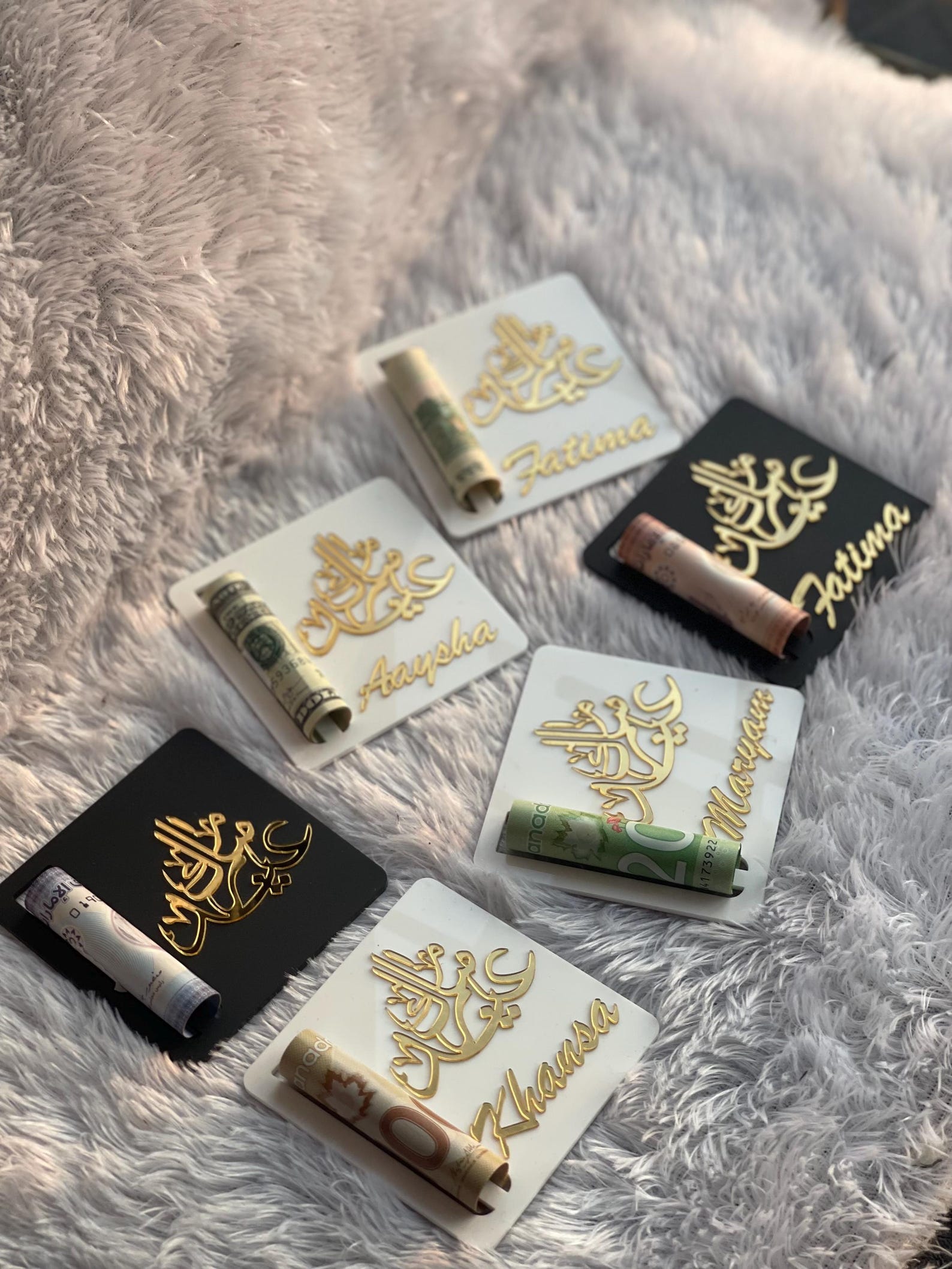 Acrylic Eidi Money Holder | Custom Eidi Gift Holder | Custom Eid ...