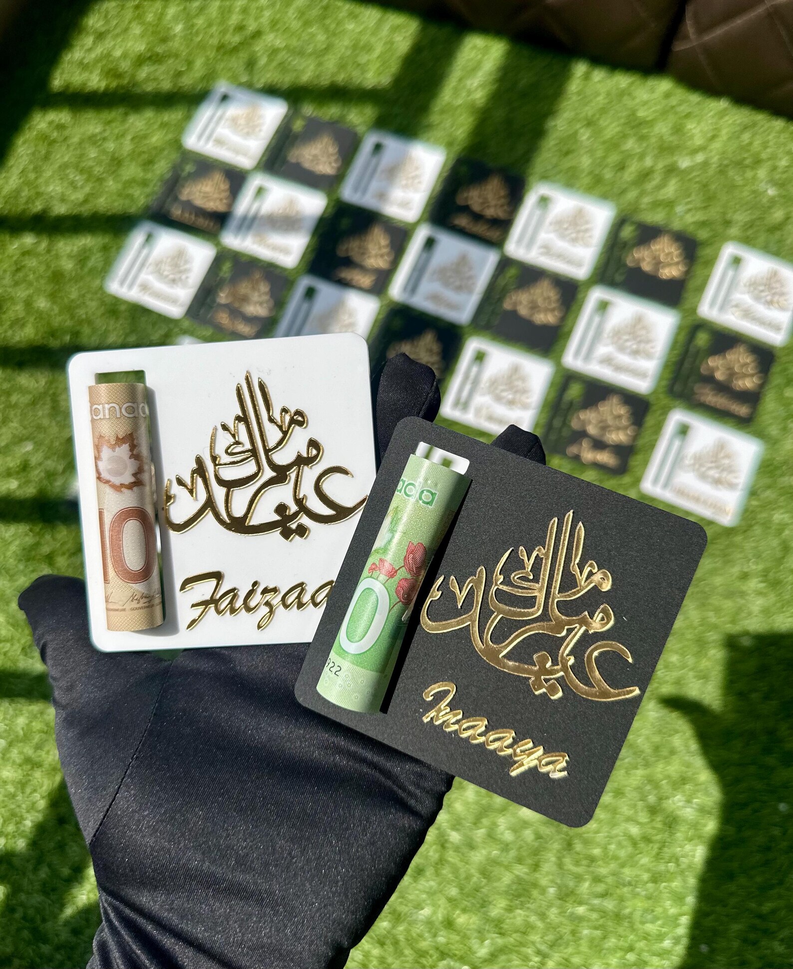 Acrylic Eidi Money Holder | Custom Eidi Gift Holder | Custom Eid ...