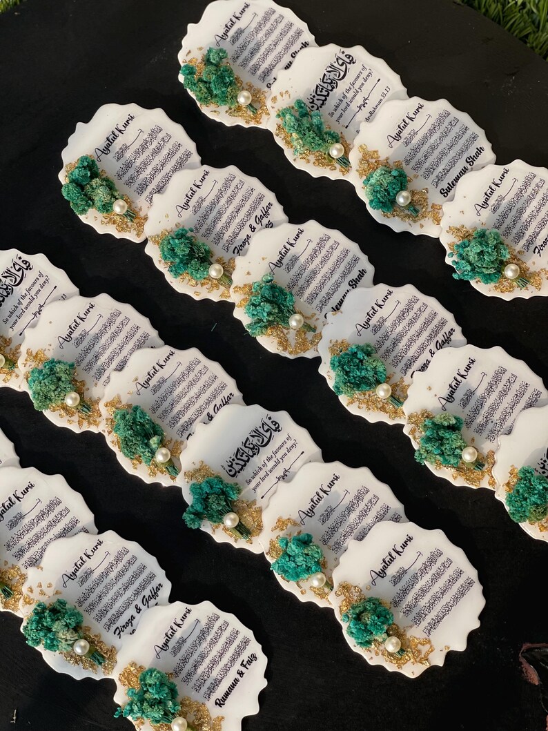Ayutal Kursi Wedding Favor Fridge Magnet . Islamic Wedding Nikah Favor ...