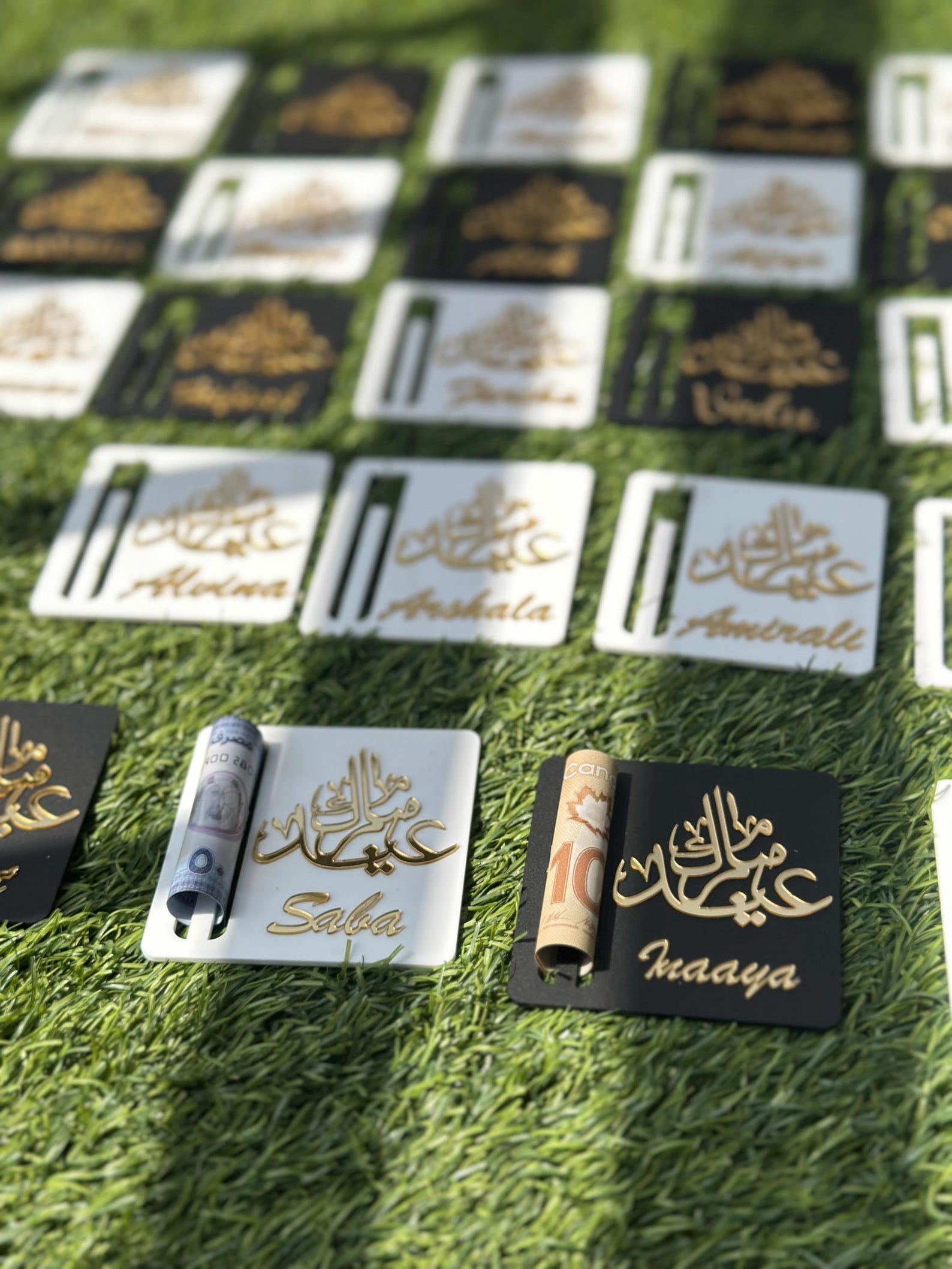 Acrylic Eidi Money Holder | Custom Eidi Gift Holder | Custom Eid ...