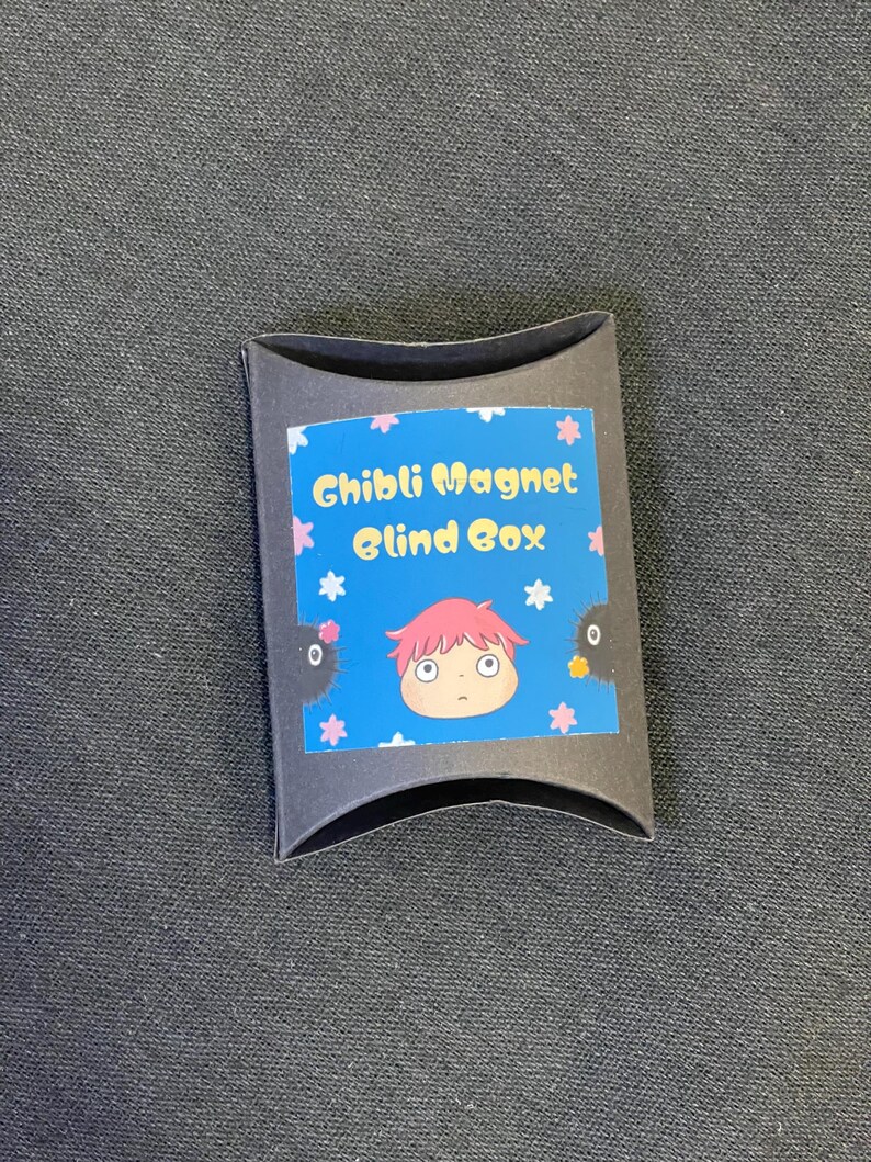Studio Ghibli Fan Made Art Transparent Acrylic Magnet Lucky Blind Box ...