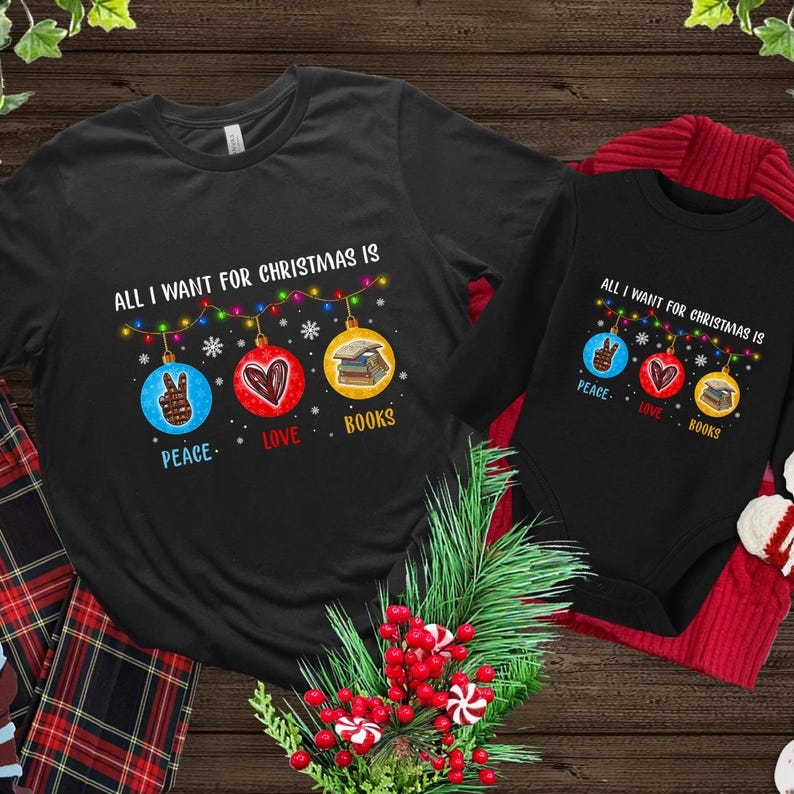 9 Designs Book Christmas PNG, Book Bundle Svg, All Booked for Christmas ...