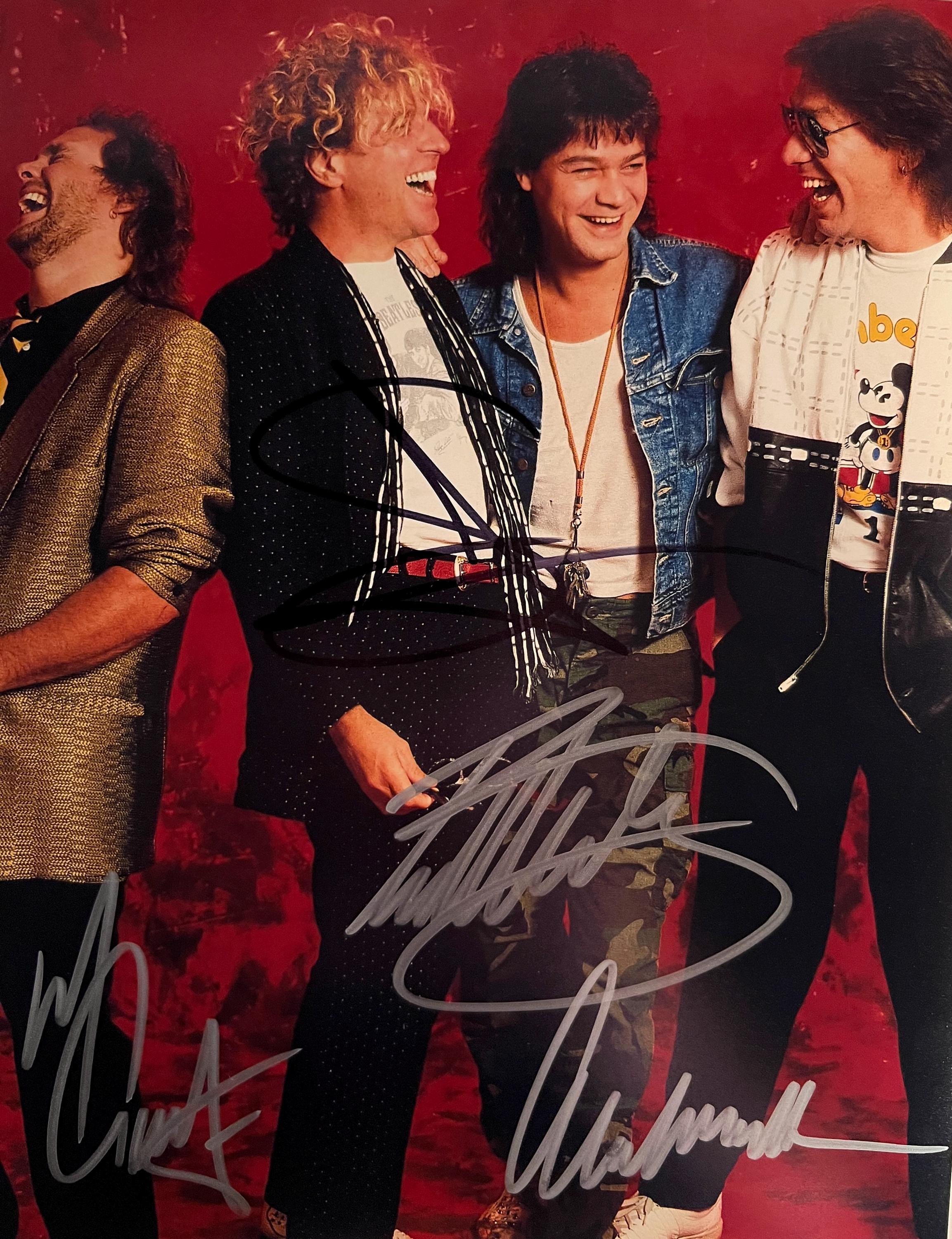 Van Halen Band Autographed Photo - Etsy