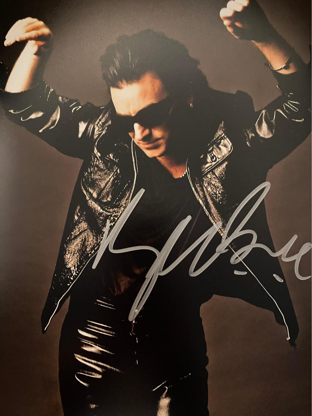 U2 Bono Original Autographed Photo - Framed - Etsy
