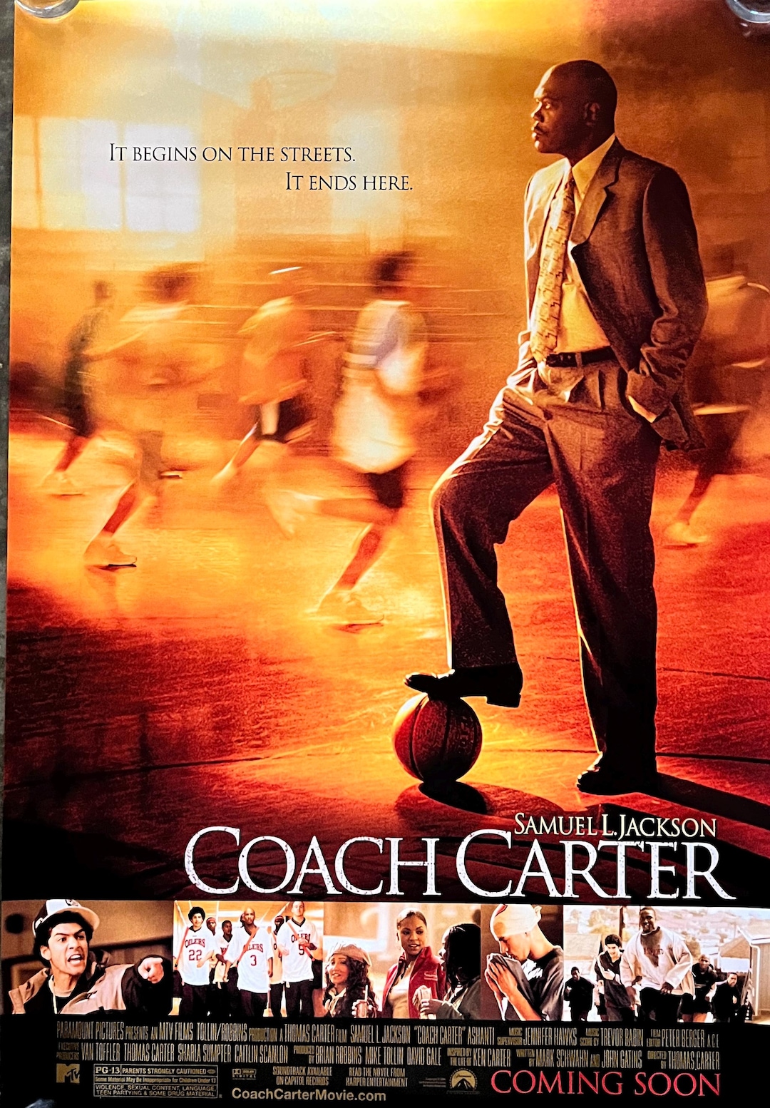 Coach Carter Original Movie Poster - Etsy