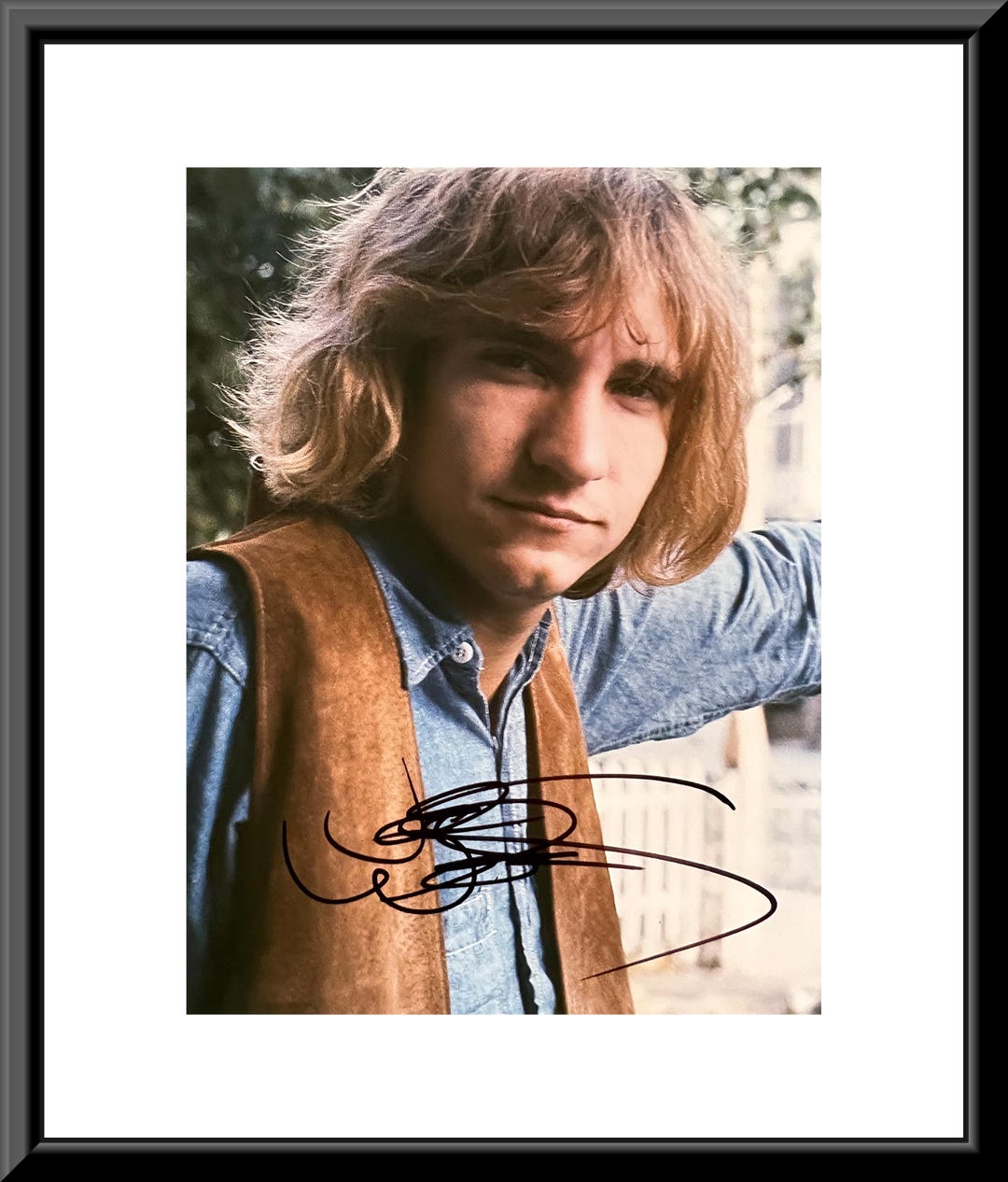 The Eagles Joe Walsh Original Autographed Photo - Framed - Etsy