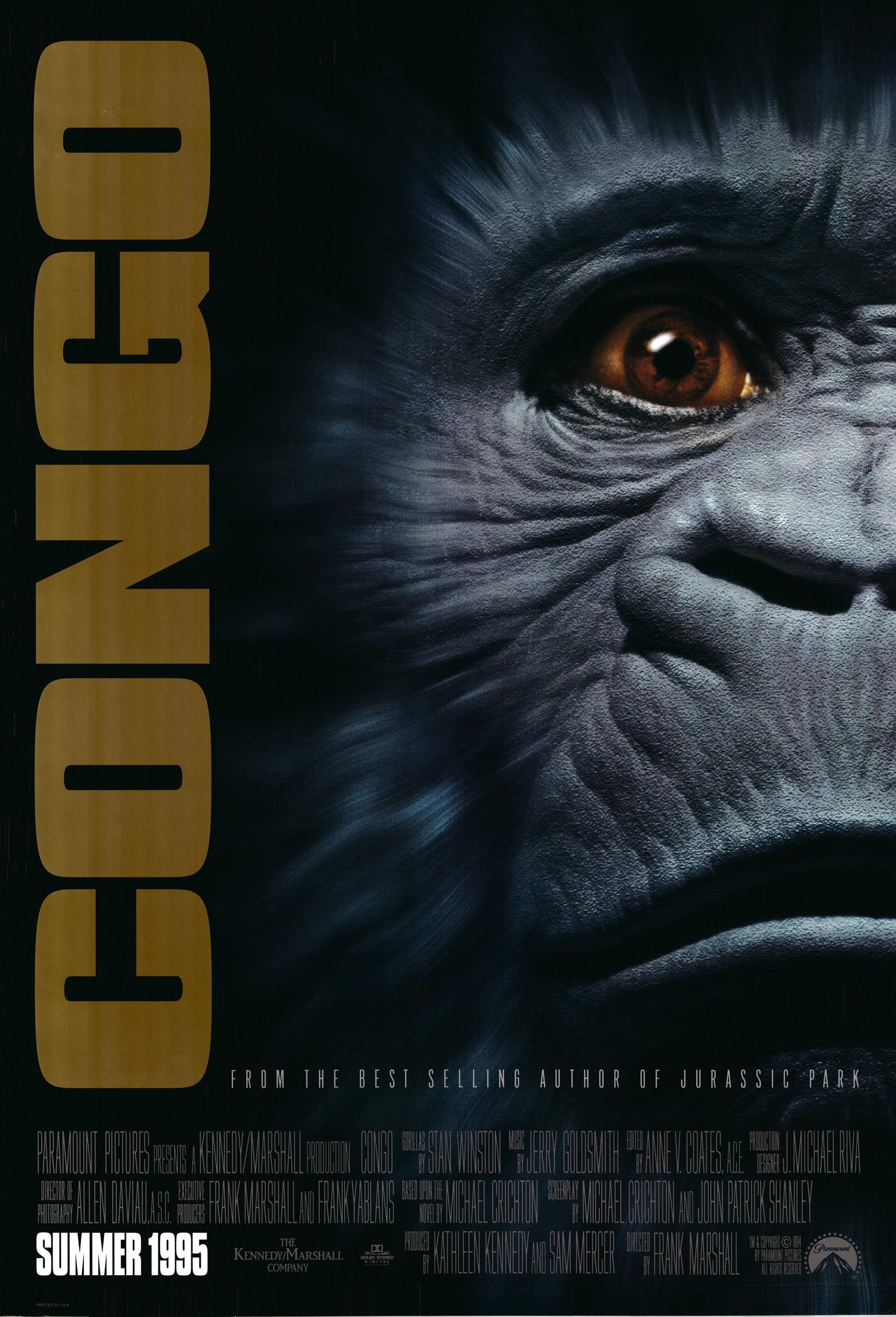 Congo 1994 Original Movie Poster - Etsy