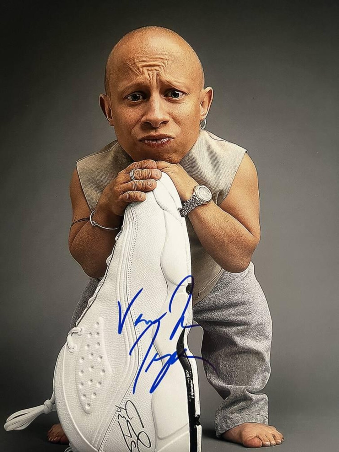 Austin Powers Verne Troyer Original Autographed Photo - Framed - Etsy