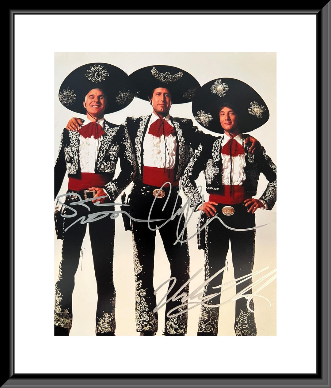 The Three Amigos Cast Autographed Photo Framed - Etsy