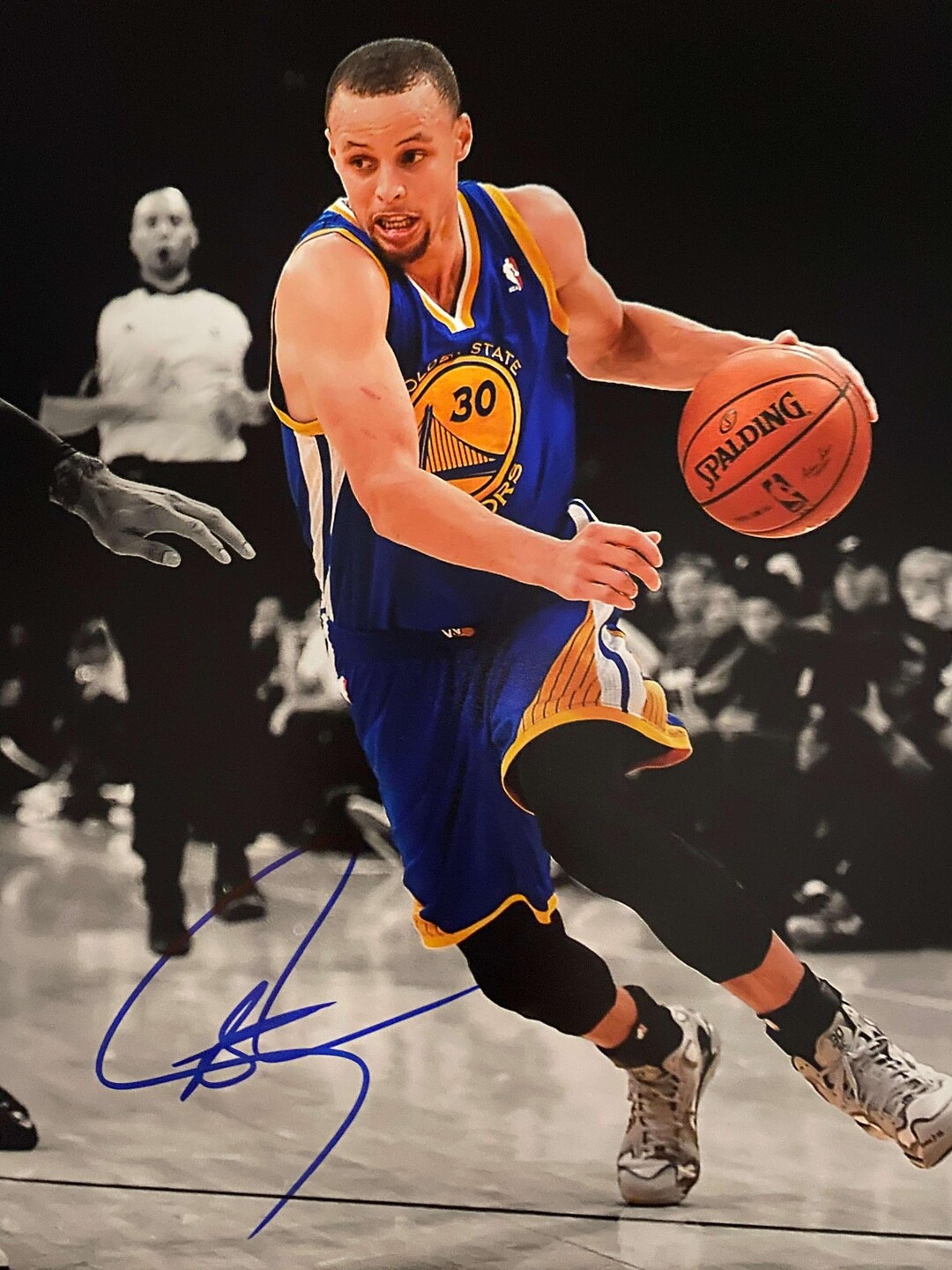 Golden State Warriors Steph Curry Original Autographed Photo - Framed ...