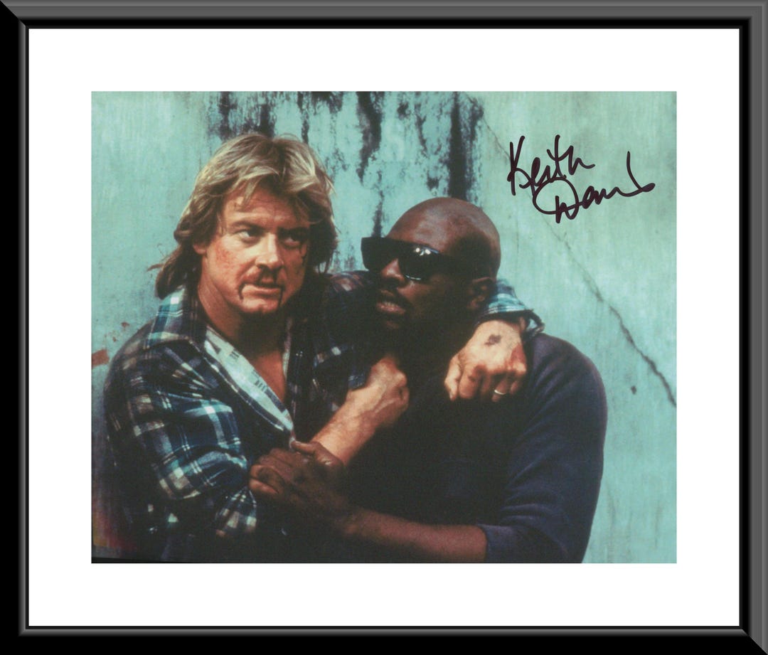 Roddy Piper Keith David Original Autographed Photo Framed - Etsy