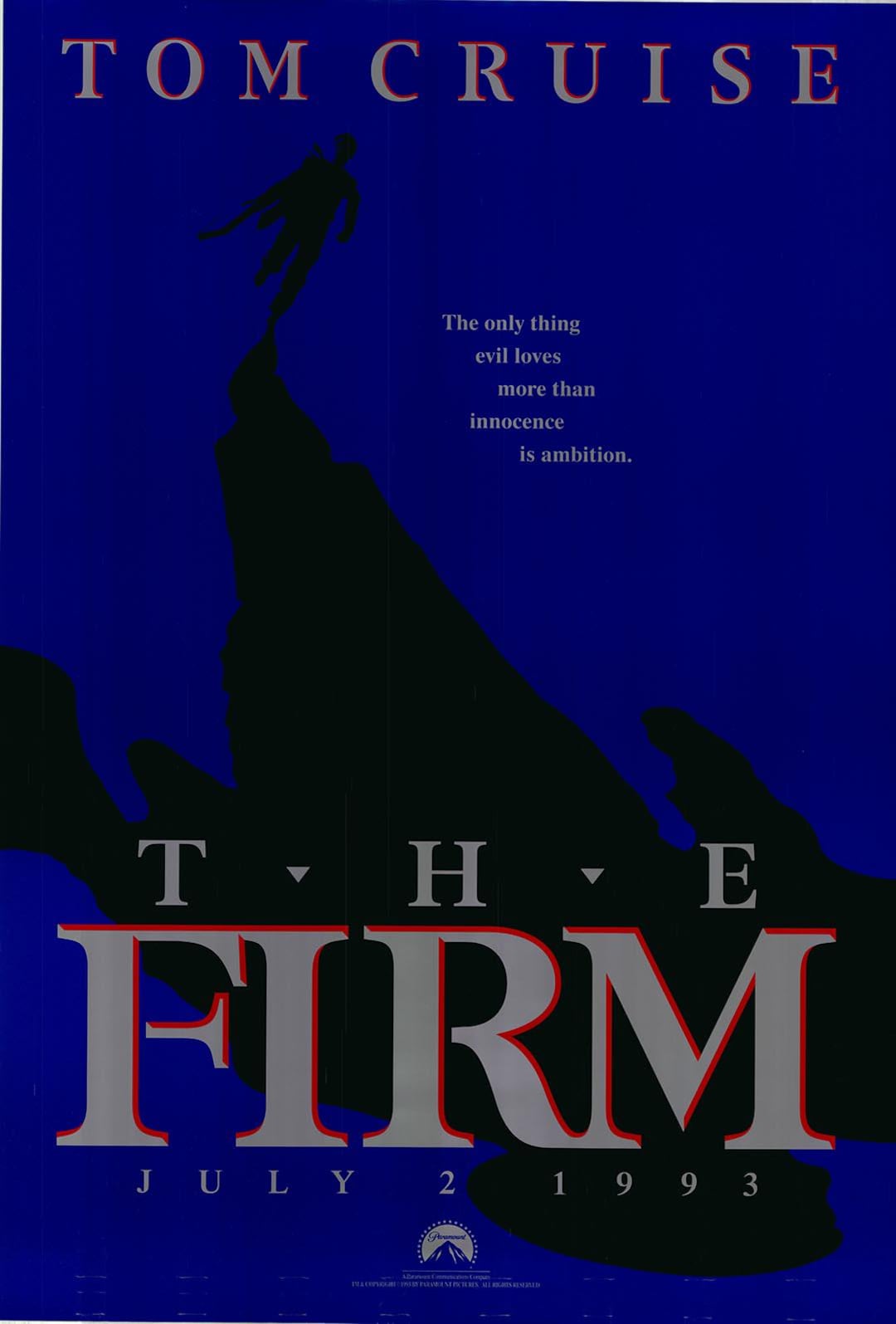The Firm 1993 Original One Sheet Poster - Etsy