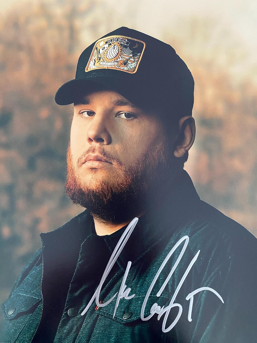Luke Combs Original Autographed Photo - Framed - Etsy
