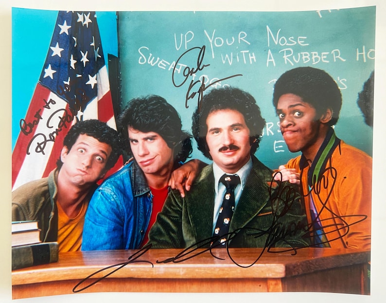 Welcome Back, Kotter Cast Autographed Photo - Framed - Etsy Canada