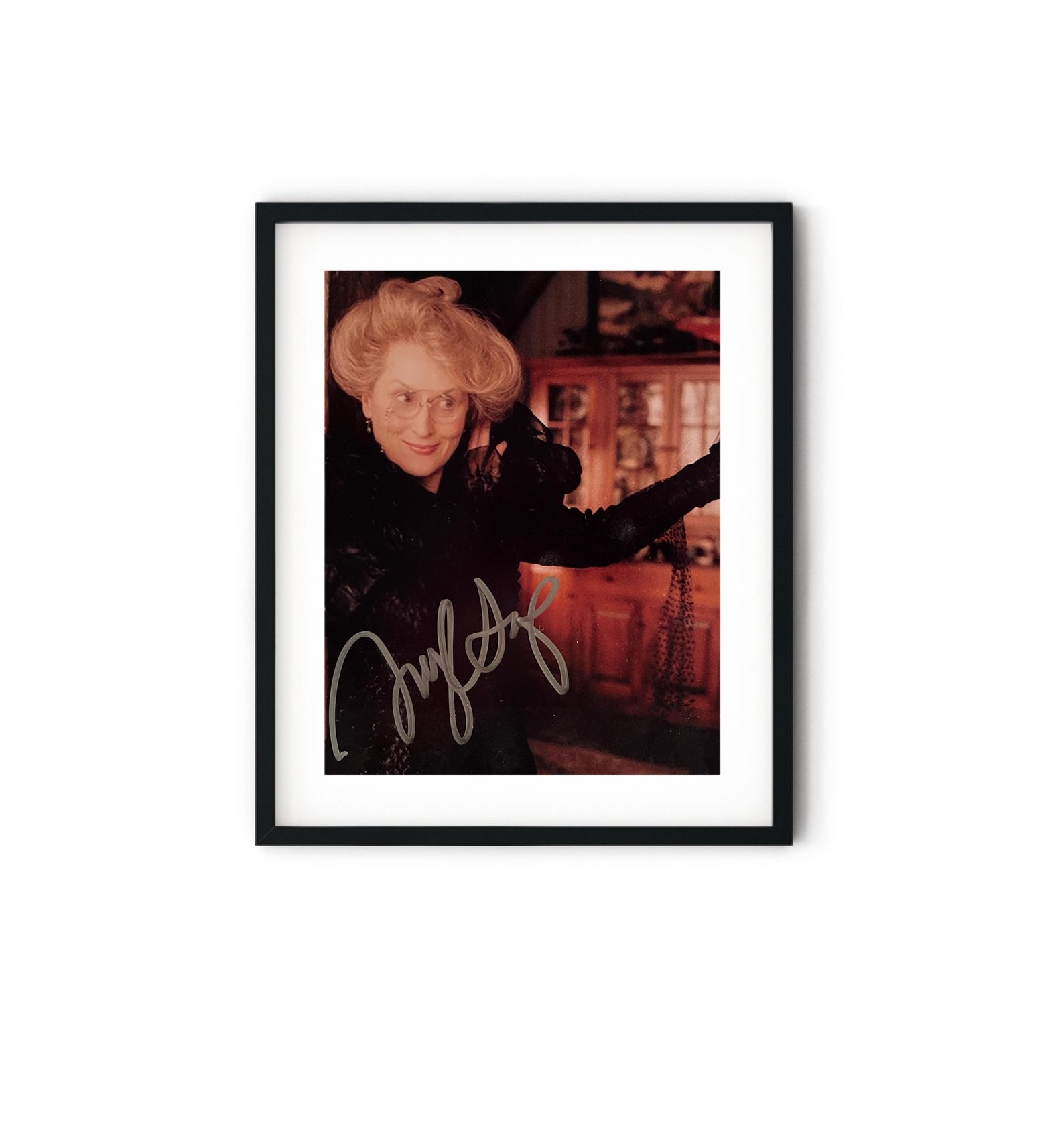 Meryl Streep Original Autographed Movie Photo Framed - Etsy