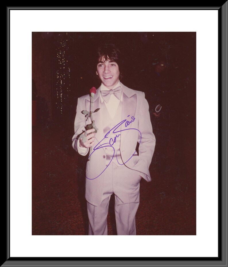 Happy Days Scott Baio Original Autographed Photo - Framed - Etsy